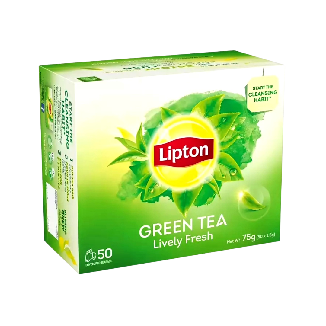 Lipton - Lipton Green Tea Lively Fresh 75g (50pcs) for PHP0.00 ...