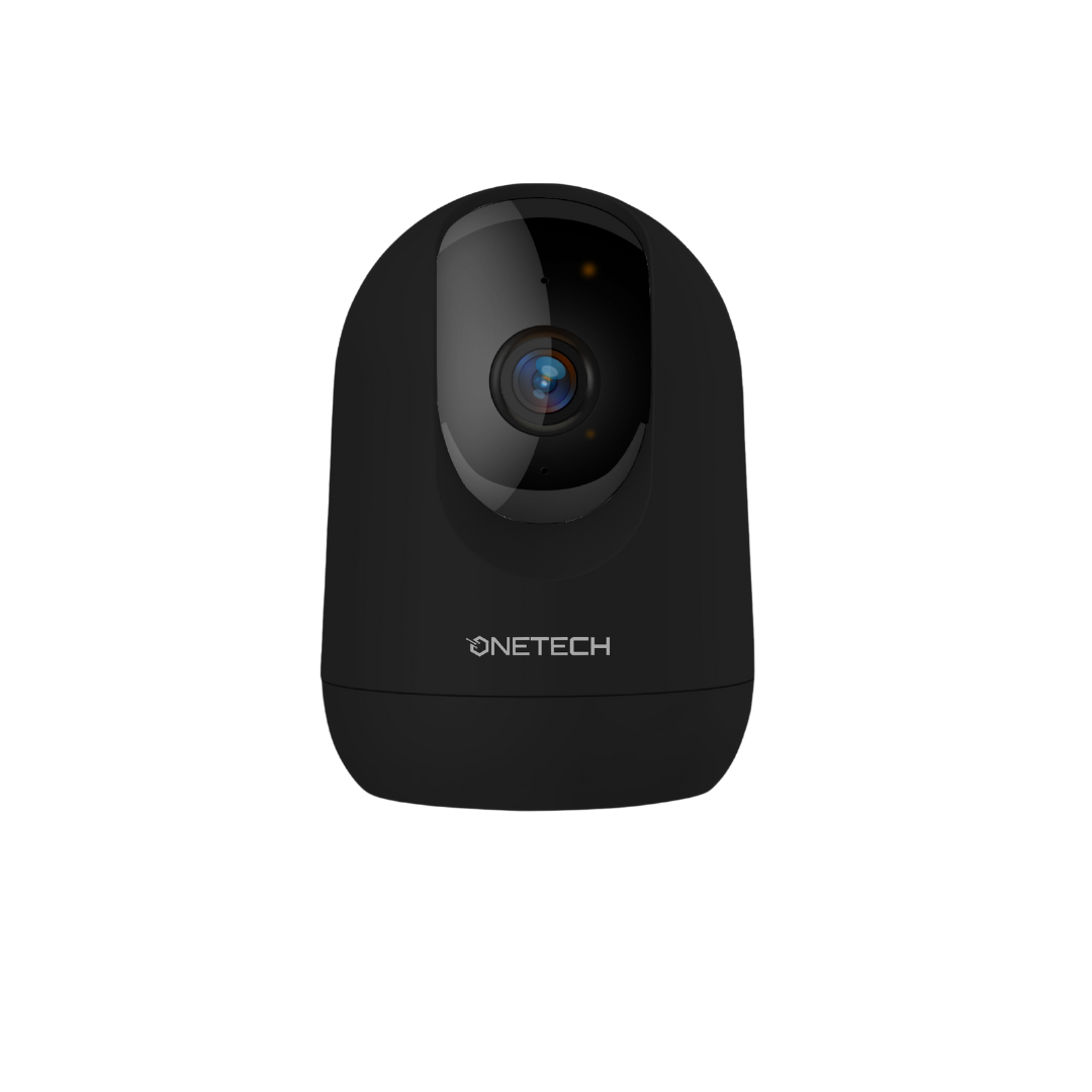 OneTech - OneTech OTUS Black 2.0 Motion Detection Camera with Two-Way Audio, Pan & Tilt, 2K ...