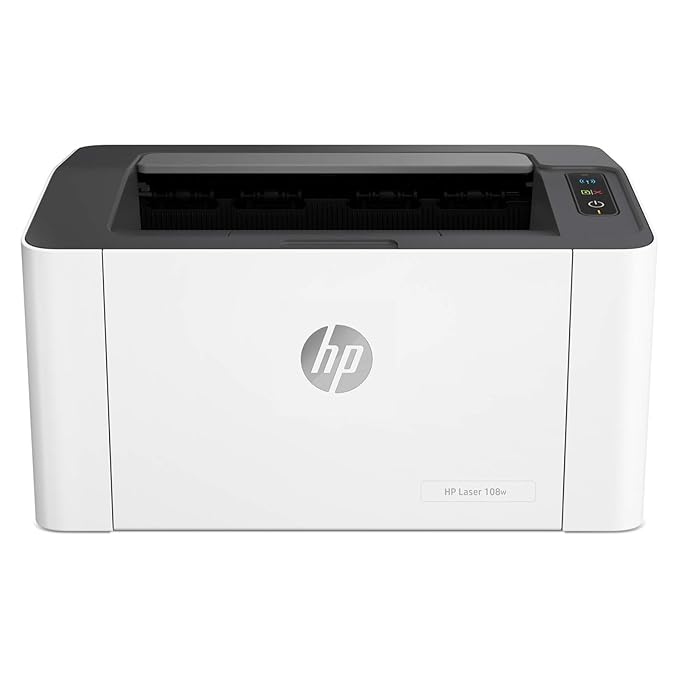 HP - HP 4ZB80A LaserJet 108w Printer Monochrome Laser with Single Function, Wireless and USB ...