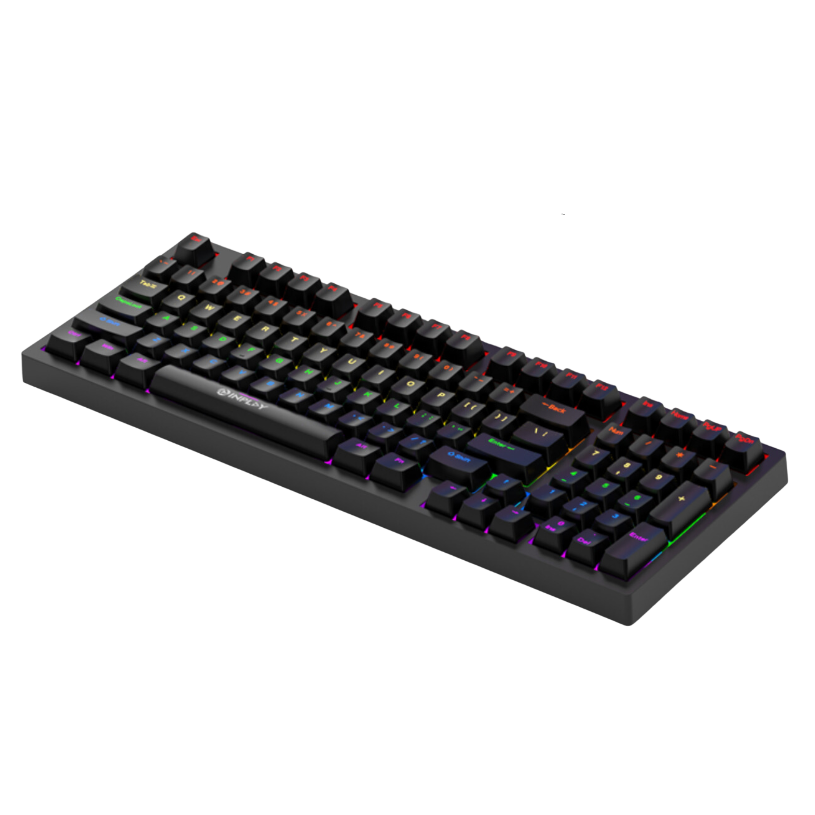 Inplay - Inplay 97 Key Mechanical Keyboard Blue Switch Running RGB ...
