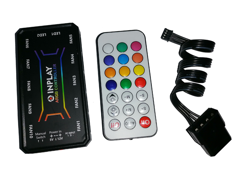Inplay - INPLAY RGB Fan Hub with Remote Controller for 0.00 available ...
